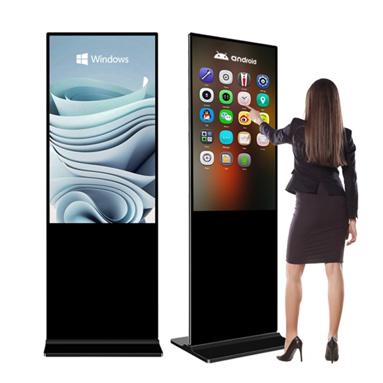 Floor Standing Multimedia Electronic Touch Screen Kiosks