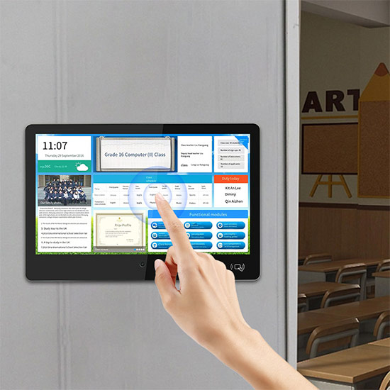 21.5 Inch Touchscreen Monitor Wall Mount NFC Touch Screen Display