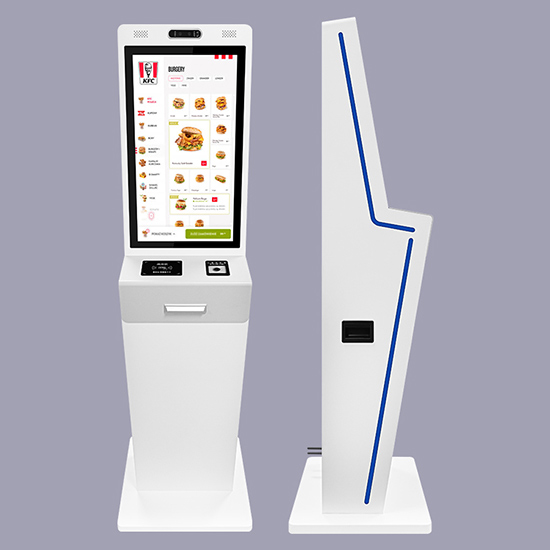 Floor Standing Retails Touchscreen Self Service Kiosk For Sale
