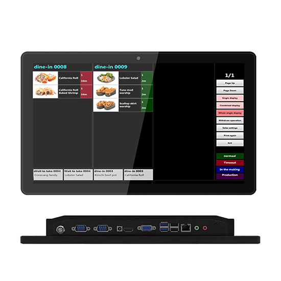 Touchscreen Kitchen Tablet Pc Pos Kds System For Restaurants