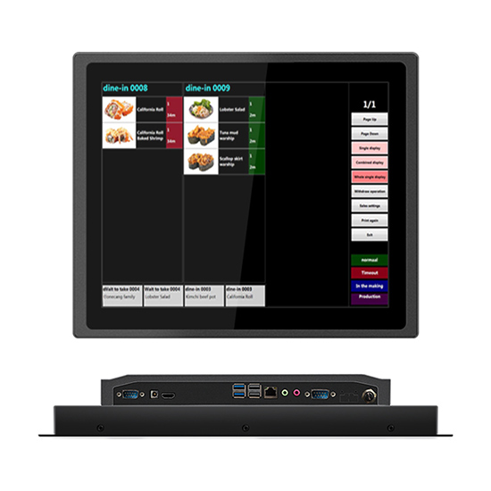 Pantalla táctil Android de 10 pulgadas para cocina, POS, KDS, hardware