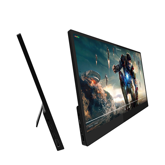 Desktop Digital Signage LCD Video Picture Frame With Audio , Plastic Shell