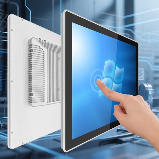 Rugged Aluminum Fanless Industrial 19 Inch Square Touchscreen Monitor ...