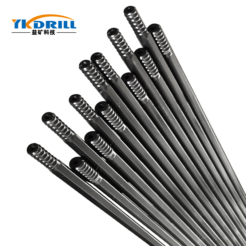 T51-Round52-T51 thread rock drill rod