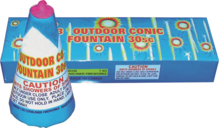 3 Inch Outdoor Conic Ice Fountain Fireworks