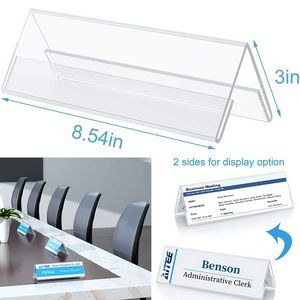 Acrylic Desk Name Plate