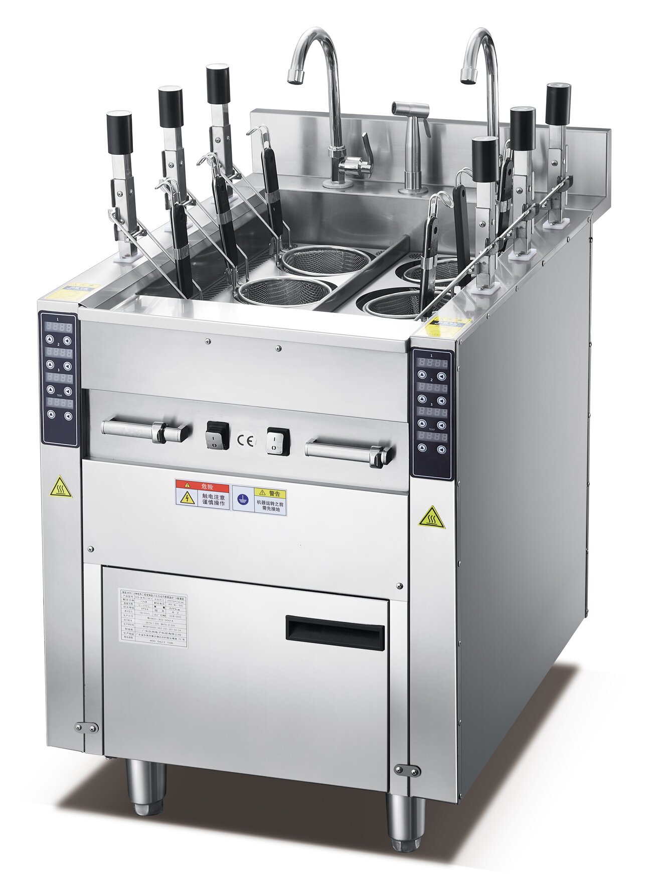 Frequency conversion automatic lifting noodle cooker