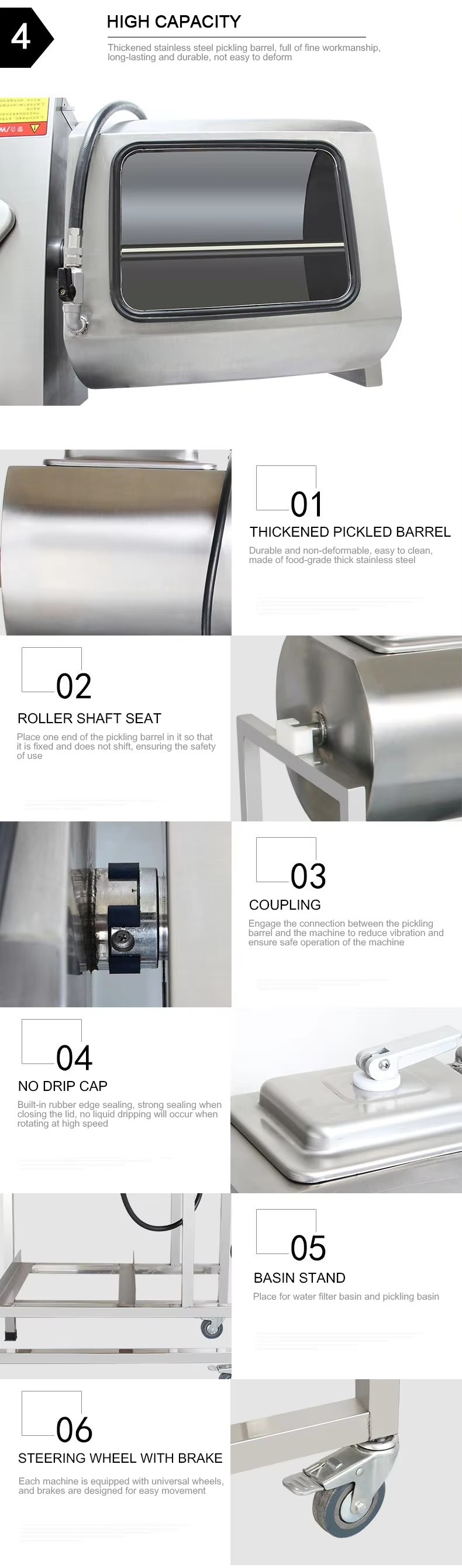 Mechanical marinating machine