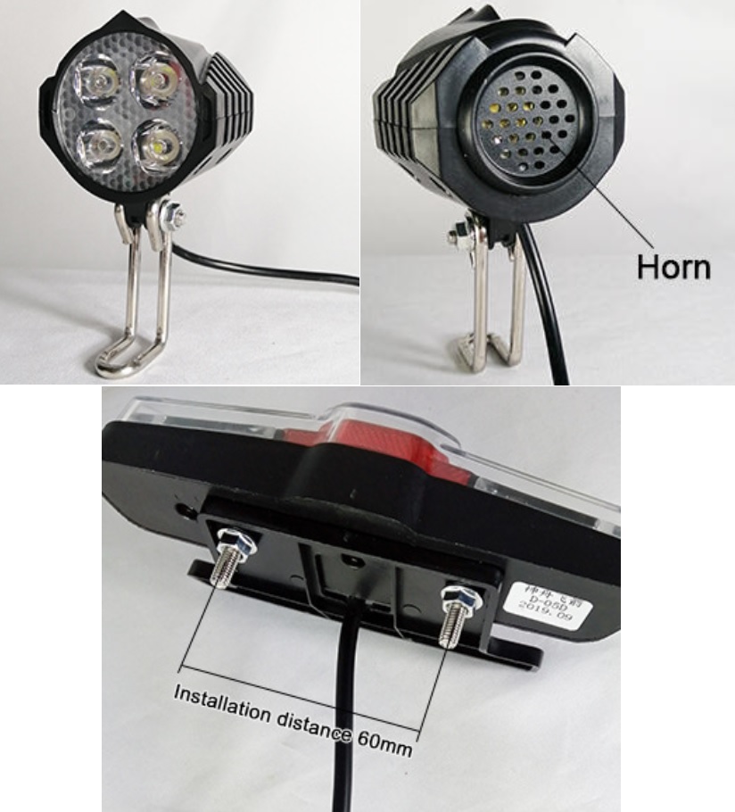 Unique Design LED Headlight Tail Rear Lights Brake Light Turning Light ...
