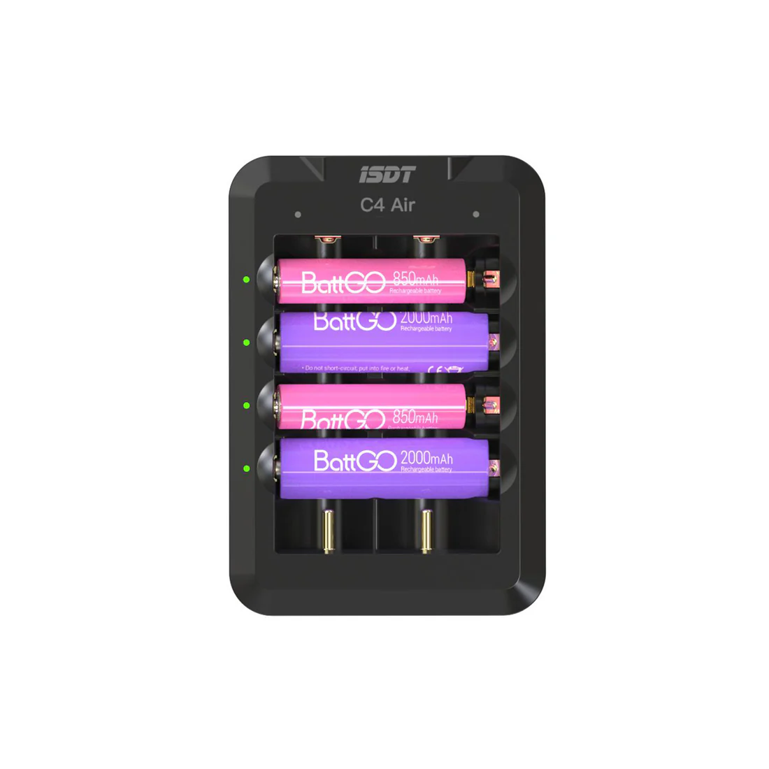 ISDT C4 AIR Universal Smart Battery Charger USB Type-C QC3.0 Output ...