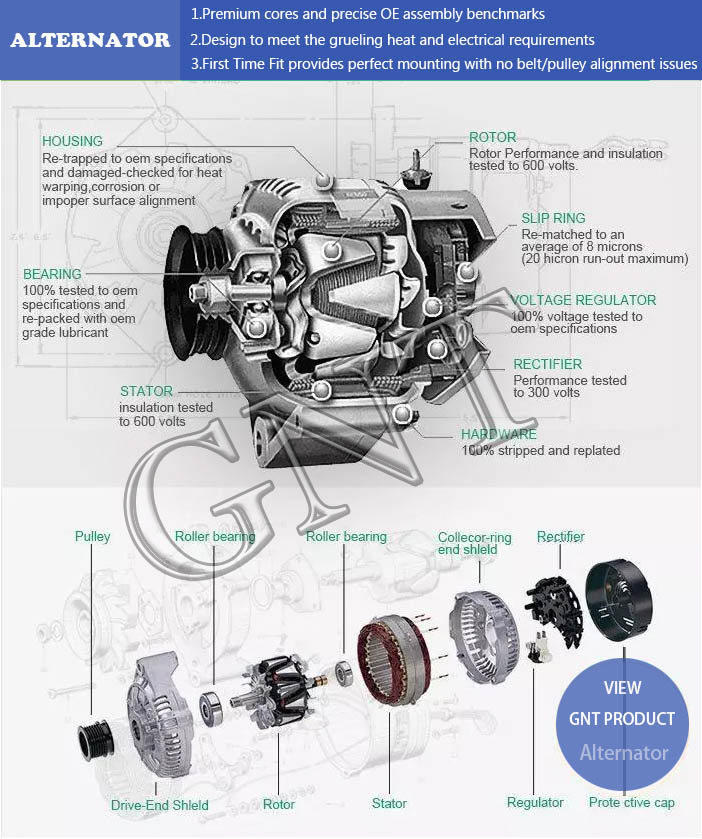 3972735 24V 70A Alternator CUMMINS 6BT5.9 4BT3.9 24SI JCB 426 436E ...