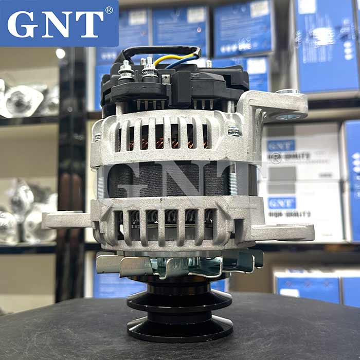 24V 100A Alternator for relectric air conditioner compatible with 4M50 ...