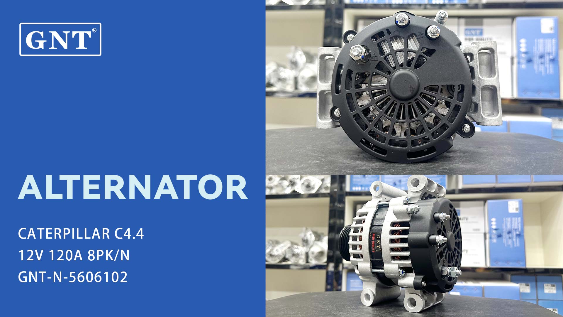12V 120A Alternator compatible with CATERPILLAR C4.4 C6.6 D5K2 Engine ...