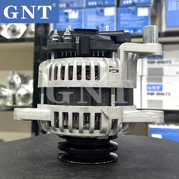 24V 100A Alternator for relectric air conditioner compatible with 4M40 ...