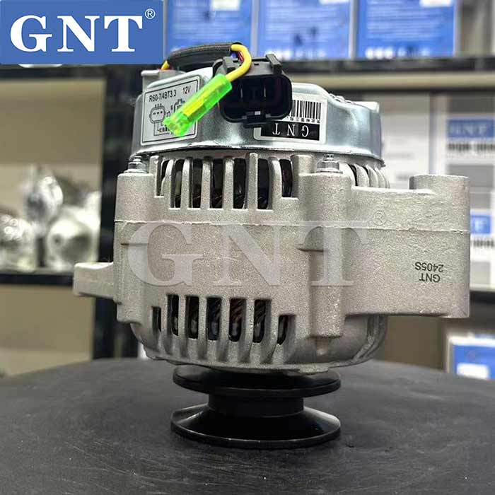 12V 100A Alternator for relectric air conditioner compatible with 4BT3 ...