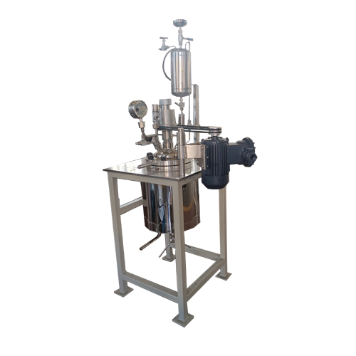 7L 304 jacket lab reactor with adding tank and ex proof