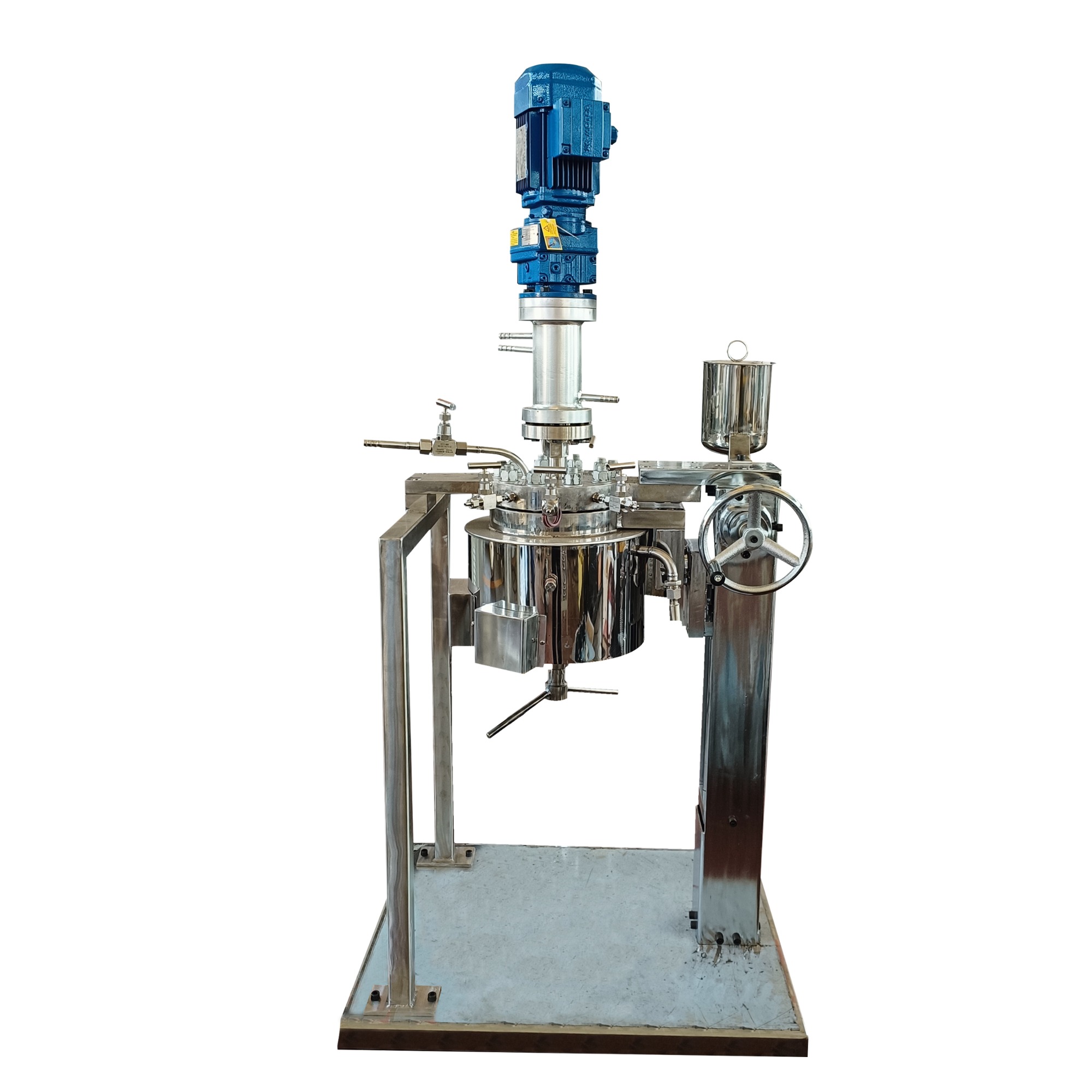 1L Hastelloy lab reactor with lifting device