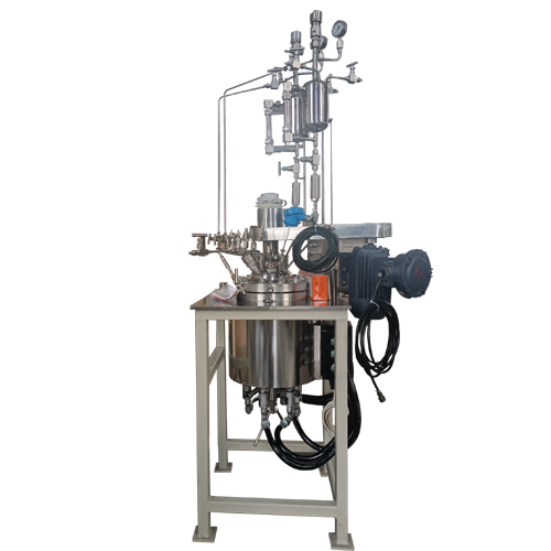 5L lab reactor with distillation device exproof