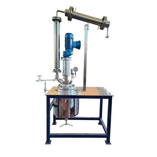 10L mag drive stainless steel lab reactor with condensers