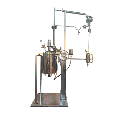 25L 304 stillation reactor with condenser collector and lifting device