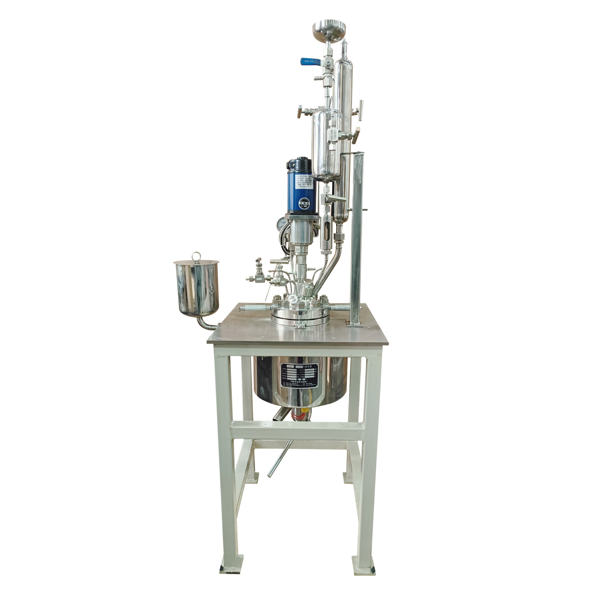 1L zirconium reactor with condenser and adding tank