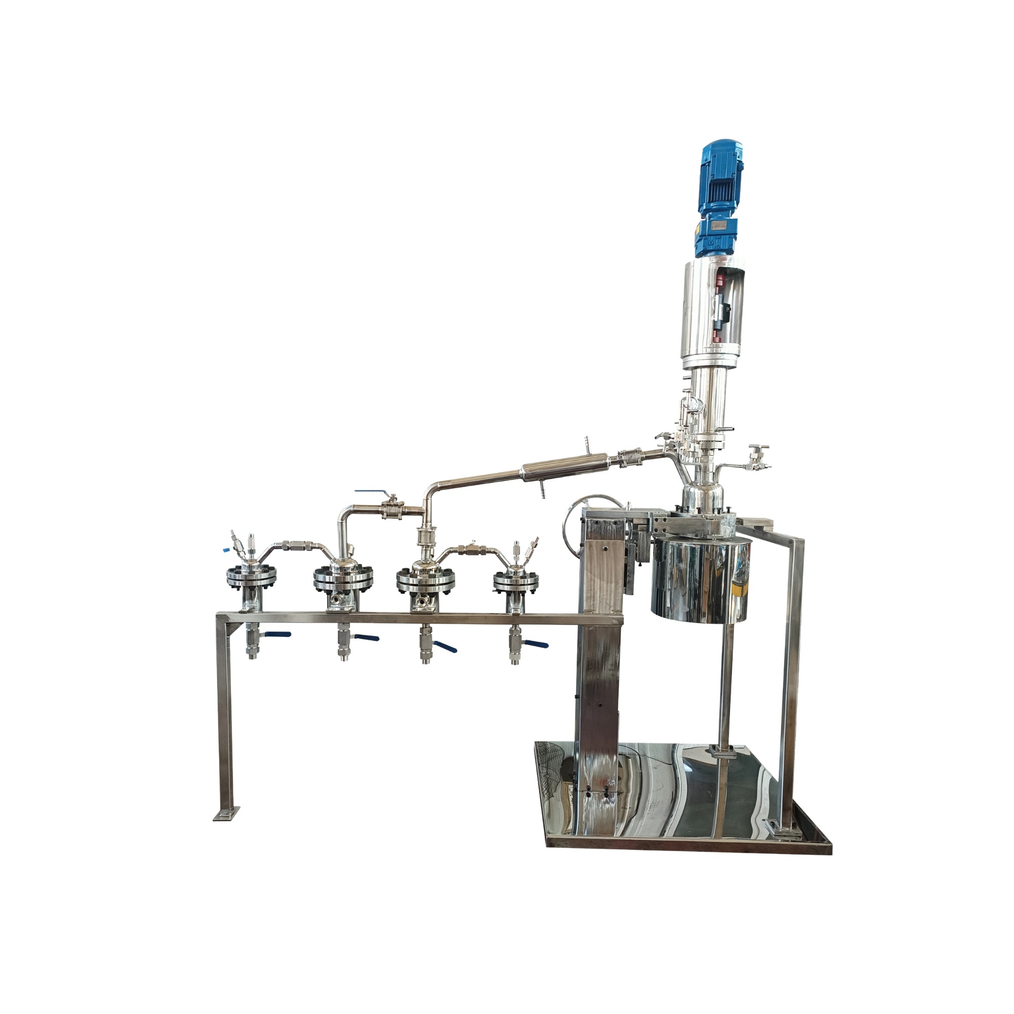 3L lab reactor high pressure with distillation accessaries