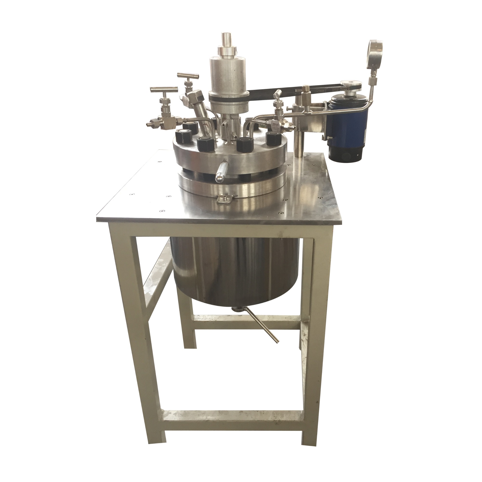 2L SS 304 lab reactor with magnetic seal structure