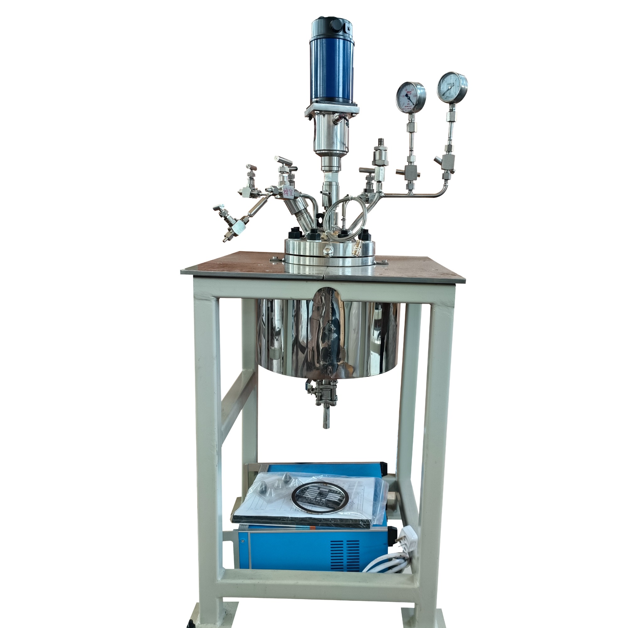 1L lab reactor high pressure thermal oil bath heating