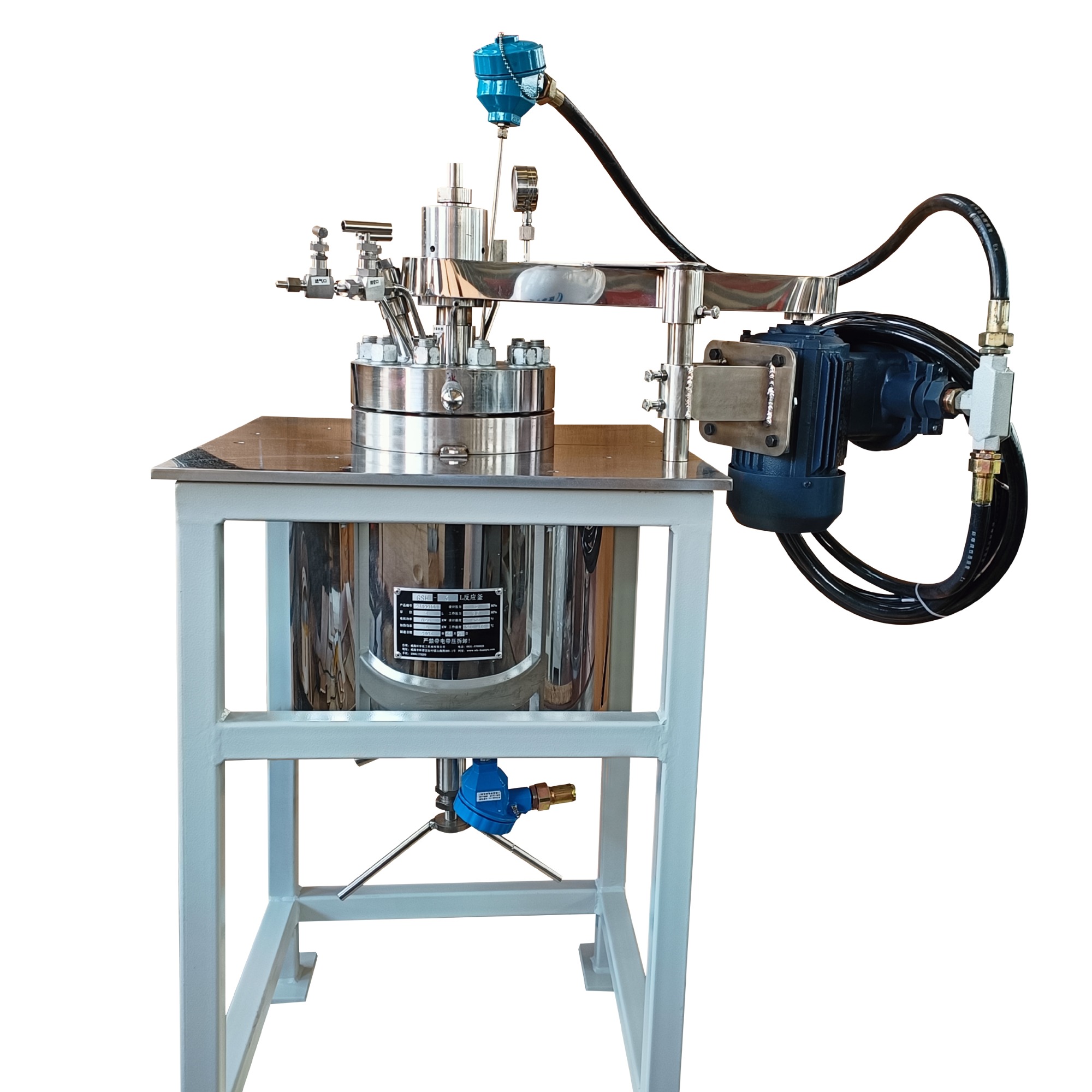 3L lab reactor with side driving motor