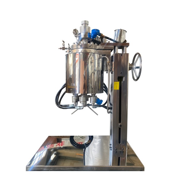 5L lab reactor with manual lifting rack