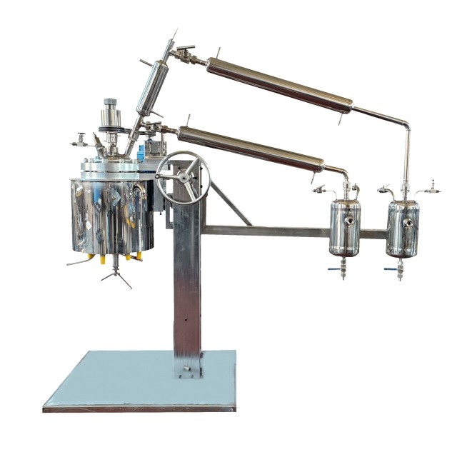 10L Zirconium esterification reactor with manul flipping device