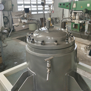 25L cryogenic reactor with level gauge