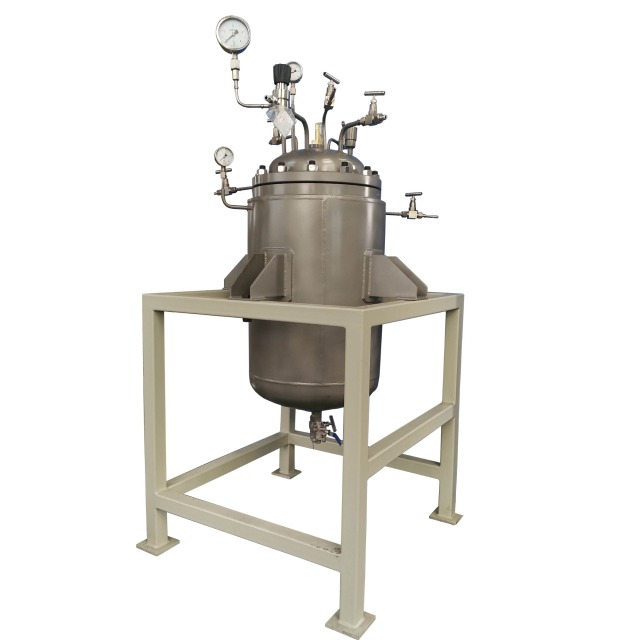 25L cryogenic reactor with level gauge