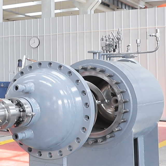 Horizontal Hastelloy composite plate reactor with magnetic sealed