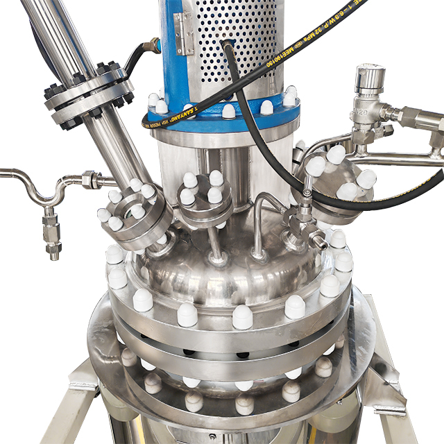 100L duplex stainless steel jacket chemcial distillation reactor