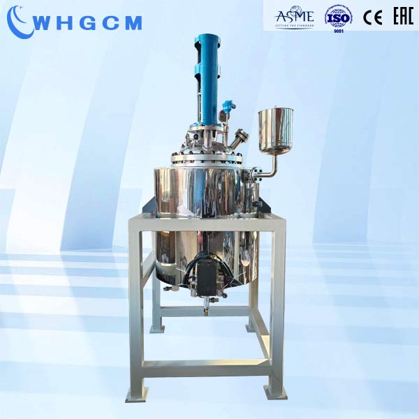 100L SS jacket pilot reactor mechanical sealed explosion proof