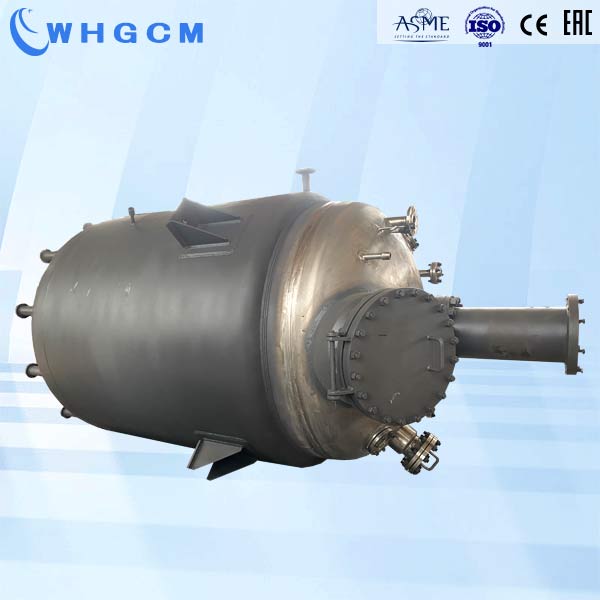 5000L thermal steam heating jacket hydrogenation reactor made from SS 304