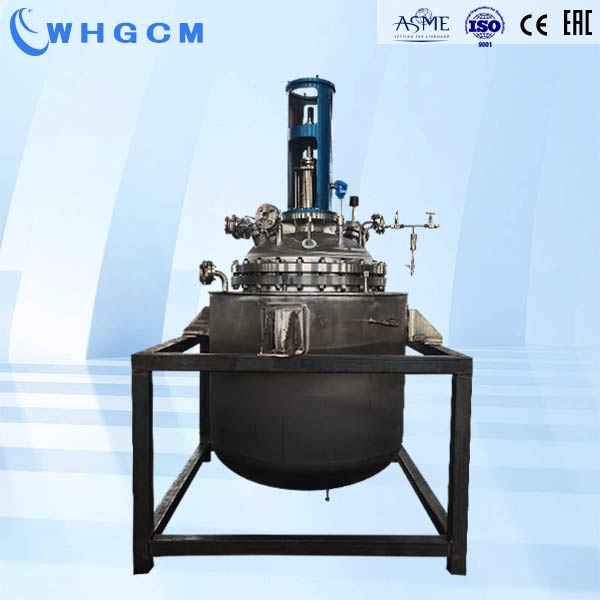 500L stainless steel S304 thermal oil jacket pilot reactor