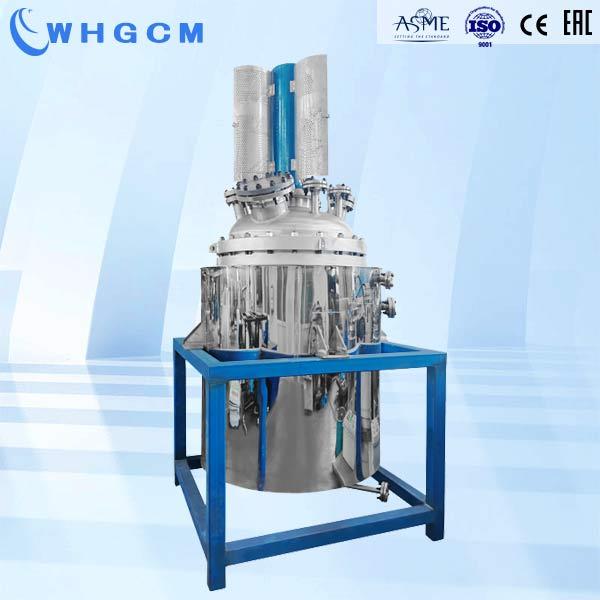 500 Liters stainless steel pilot double jacket reactor for ...