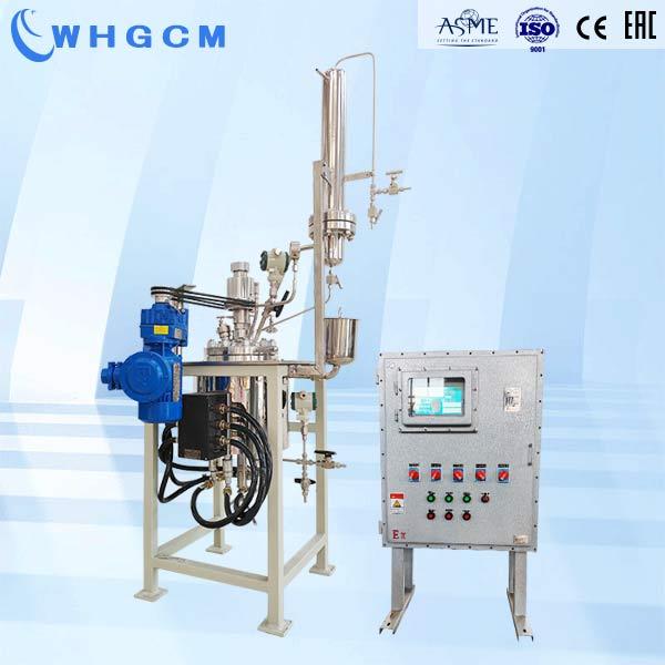 5L stainless steel jacketed reactor