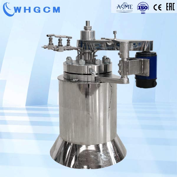 2L customized Titanium lined stainless steel jacketed lab reactor