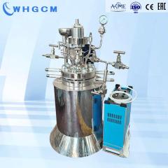 2L stainless steel lab reactor with adding tanks and PID controller