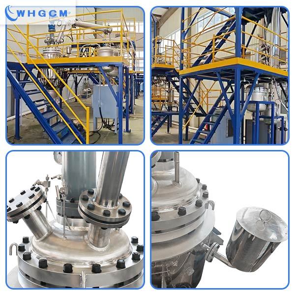 100L vacuum distillation equipment for sale made by WHGCM