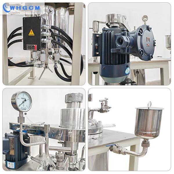 10L stainless lab reactor jacked heat with oil bathed