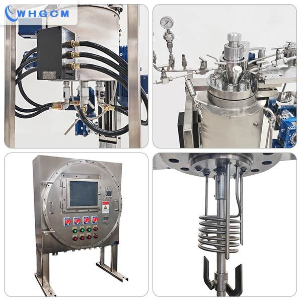 5L Hastelloy C-276 high pressure high temperature reactor system with ...