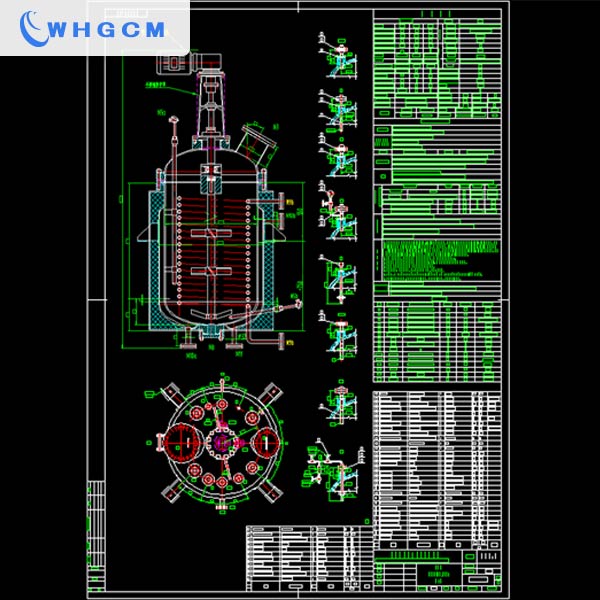 500 Liters stainless steel pilot double jacket reactor for ...