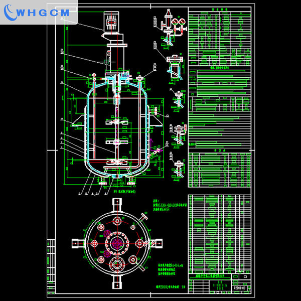 2000L cladding plate reactor in chemical industry