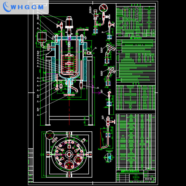 50L Explosion-proof Electric lifting reactor