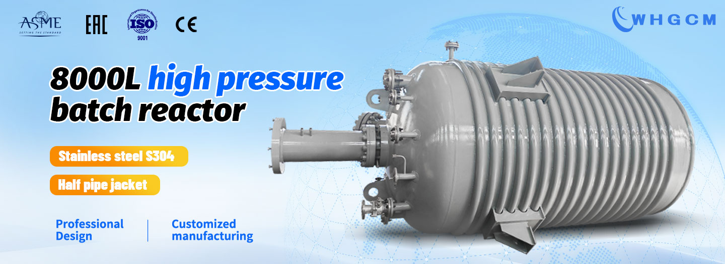 8000 liters Solvent-based acrylic resins high pressure batch reactor ...