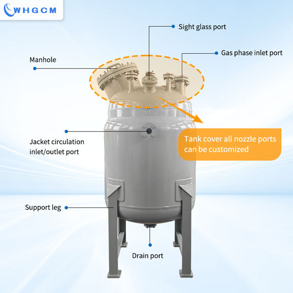 1000L Titanium Cladding plate storage tank